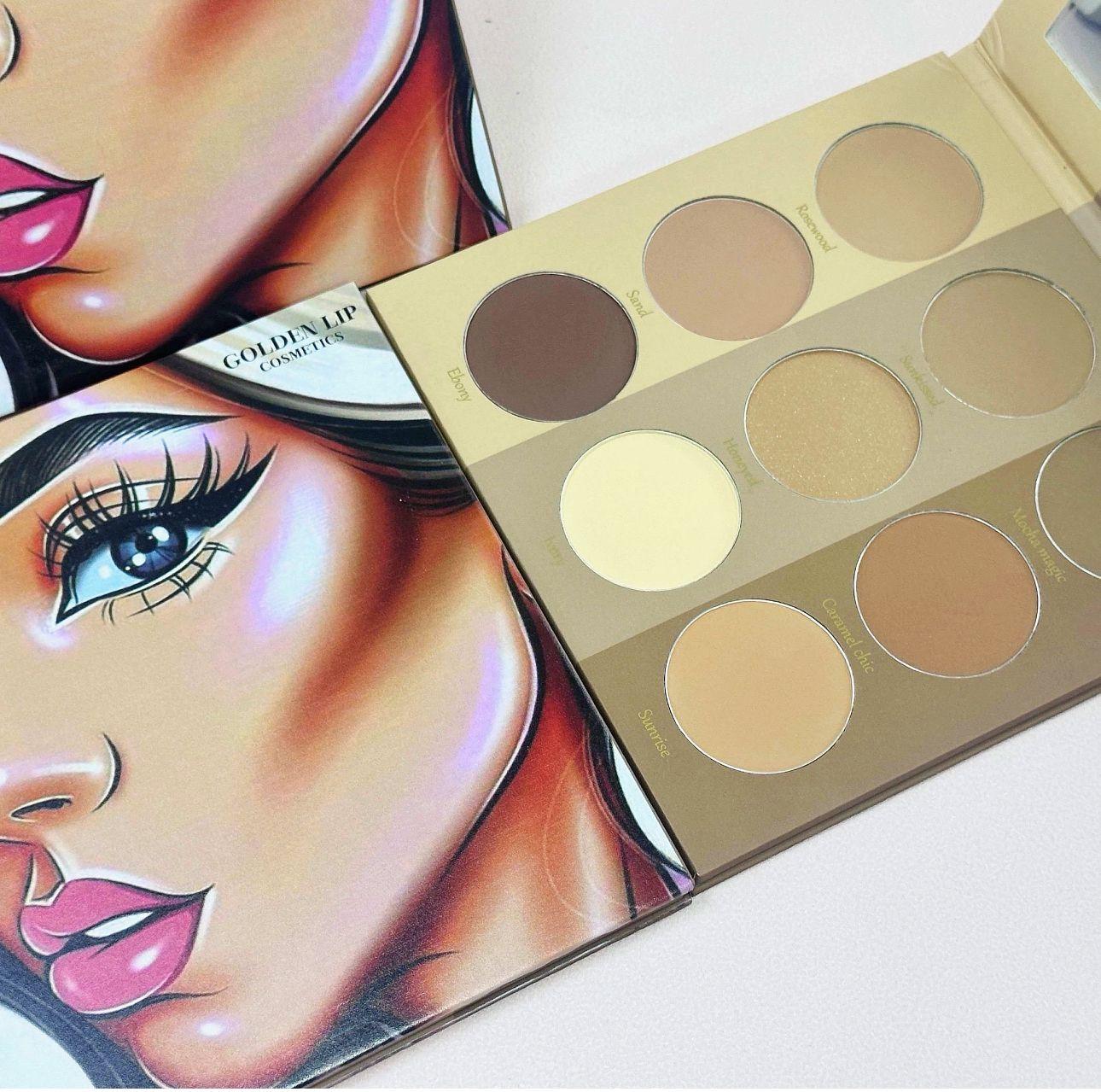 Contour Bronzer Palette – Golden Lip Cosmetics